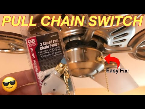 Ceiling Fan Pull Chain Switch Replacement How To Replace A Pull Chain
