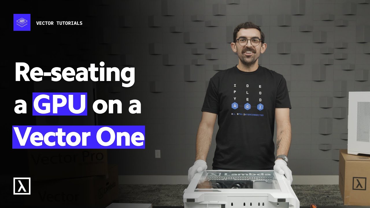 Re Seating A Gpu On A Vector One Desktop Youtube