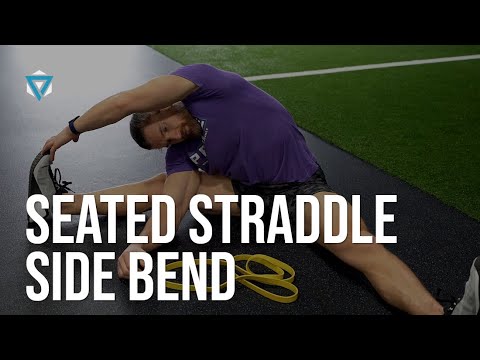 Seated Straddle Side Bend Youtube