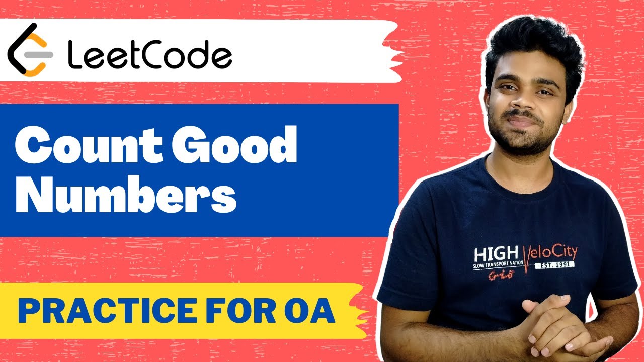 Leetcode Solution Count Good Numbers Youtube