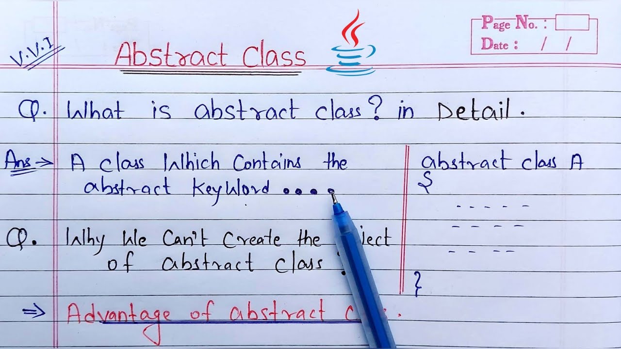 Abstract Class In Java Learn Coding Youtube