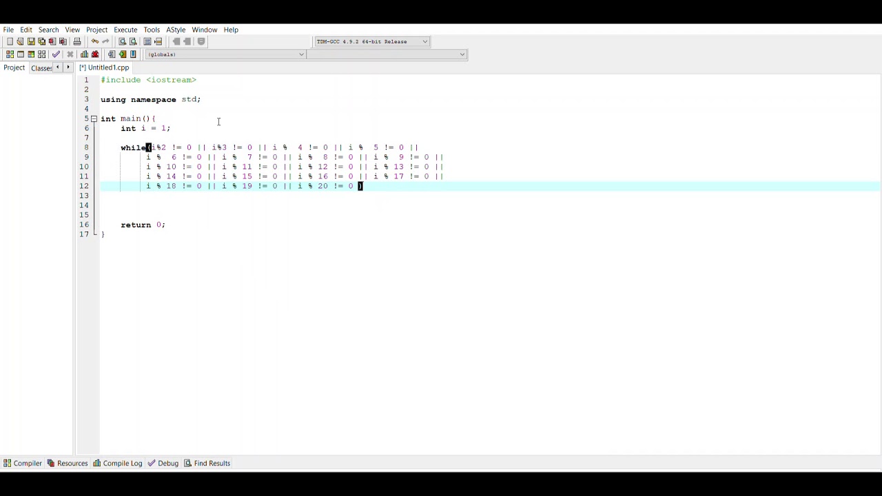Project Euler Problem 5 C Youtube