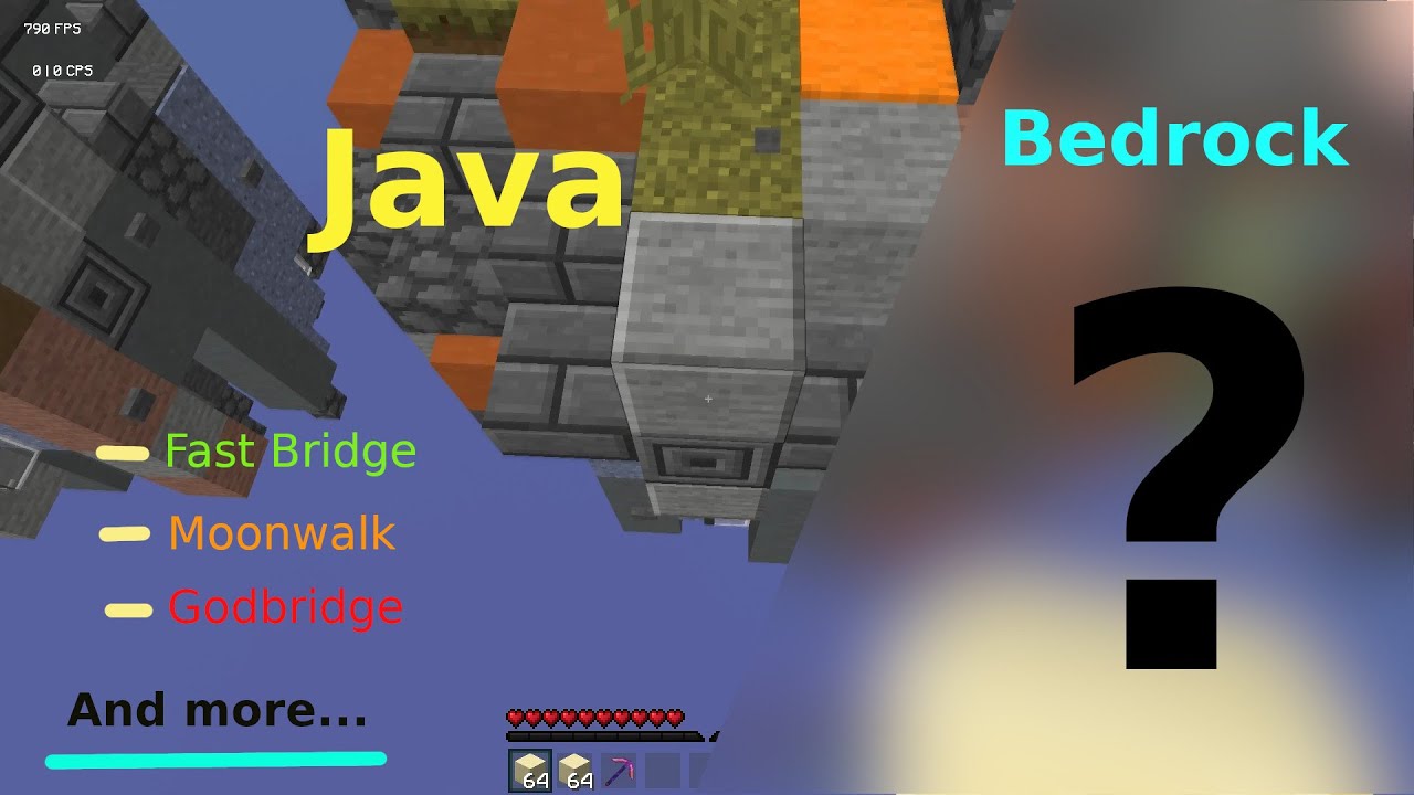 Java Vs Bedrock Bridging Youtube