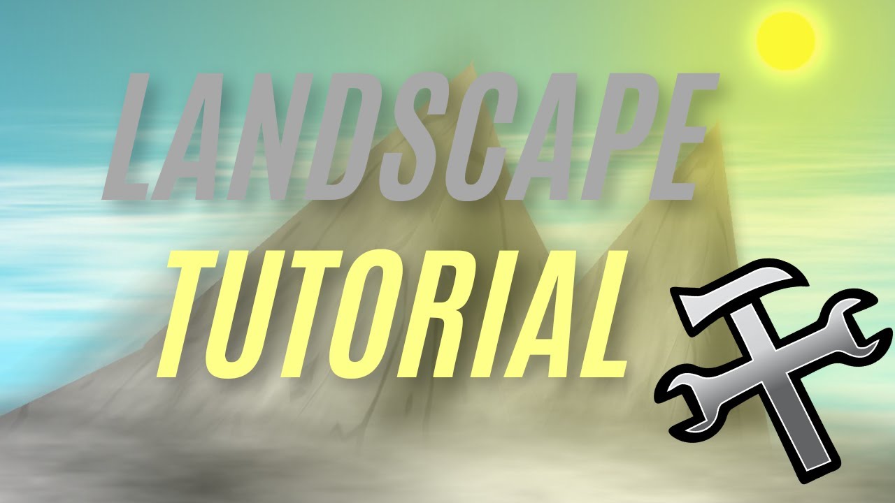Landscape Beginner Art Tutorial Gd Youtube