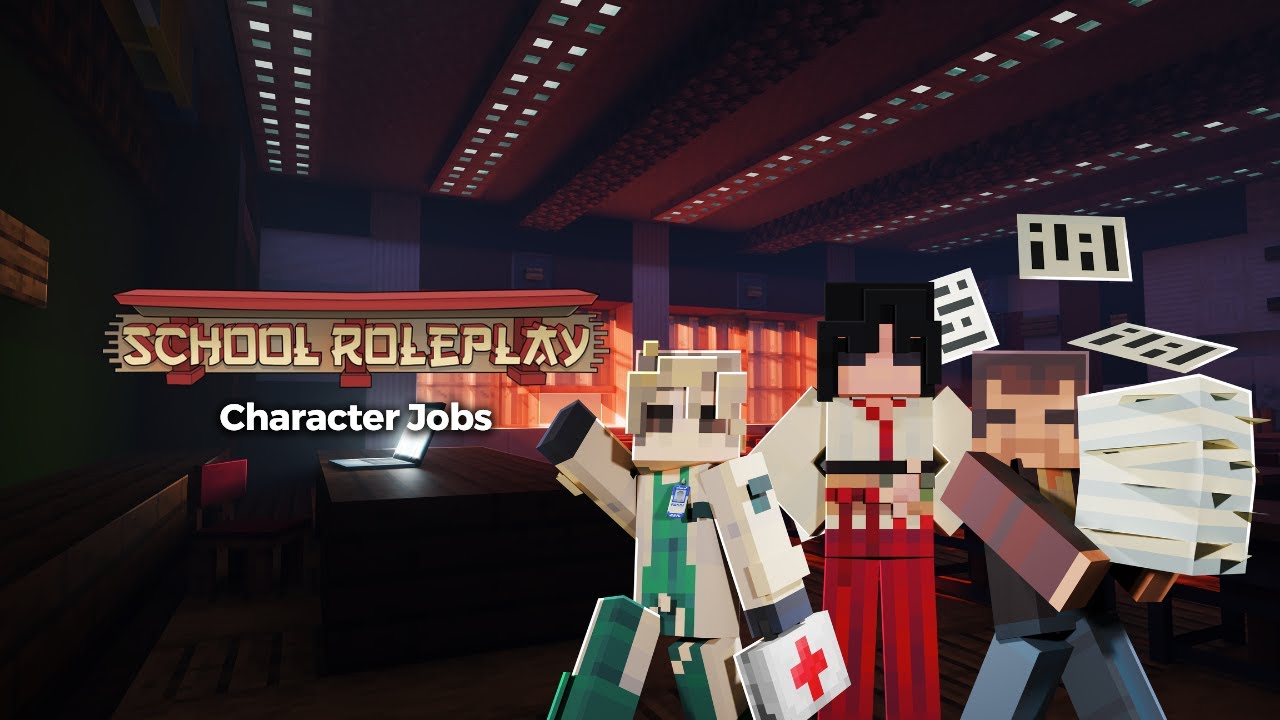 Schoolrp Character Jobs Youtube