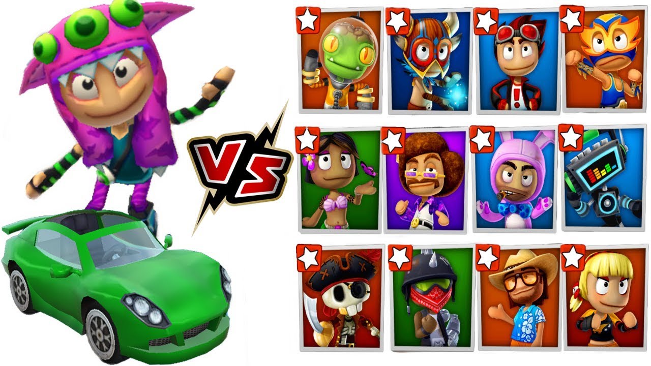 Beach Buggy Racing 2 Gameplay Mikka Vs All Characters Youtube