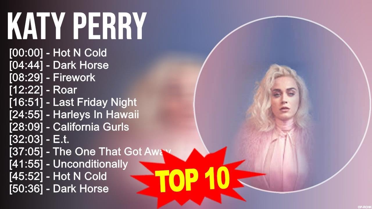 K A T Y P E R R Y Greatest Hits Top 100 Artists To Listen In 2023
