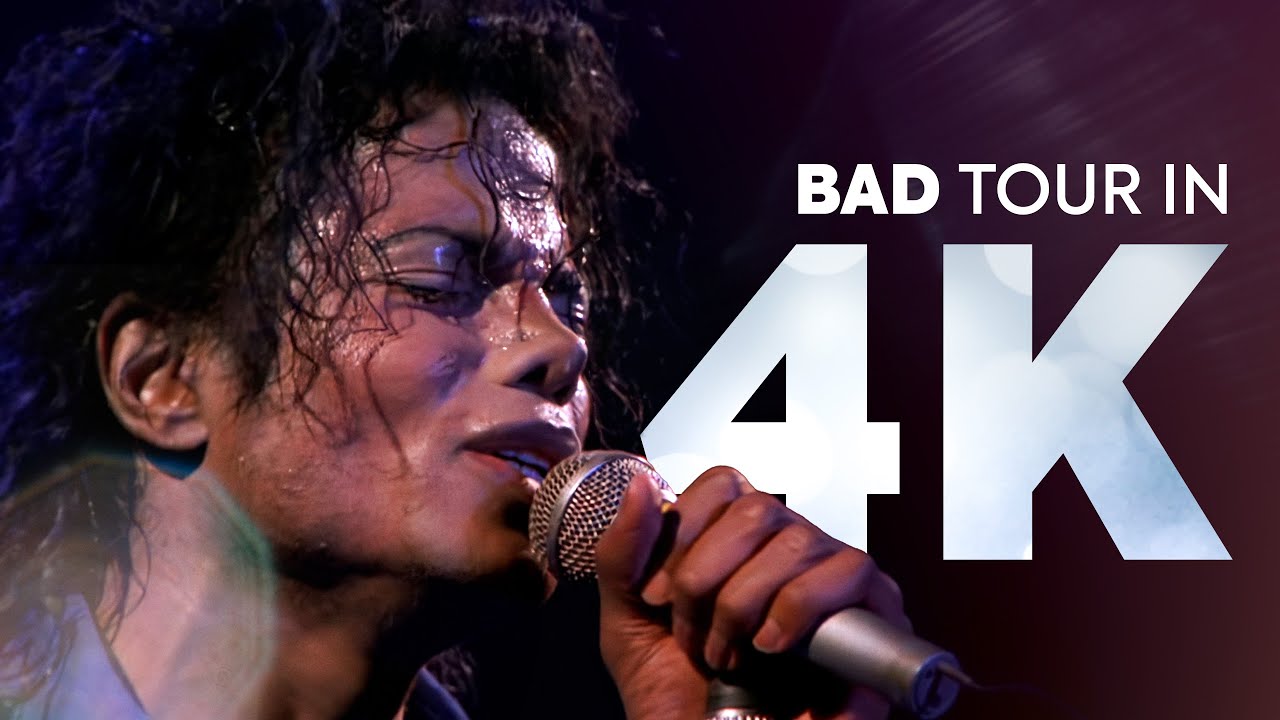 Michael Jackson Bad Tour 4k Youtube