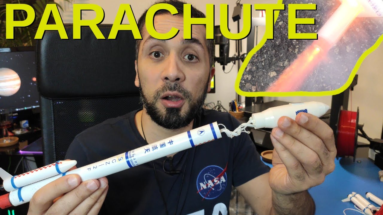 How A Model Rocket Ejects A Parachute Explosion Alert Youtube
