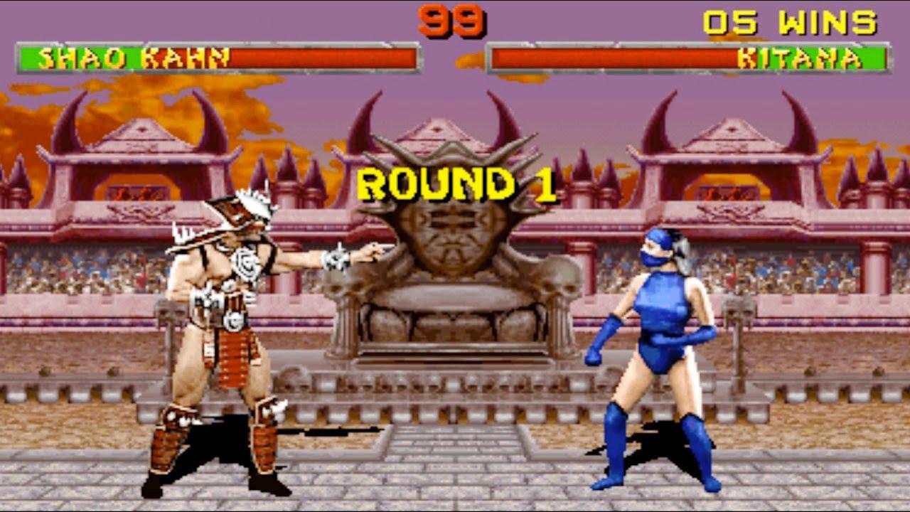 Mortal Kombat 2 Arcade Challenger Kitana Gameplay Playthrough 4k Ultra