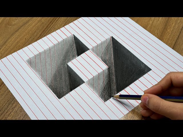 3d Drawing On Paper Tutorial