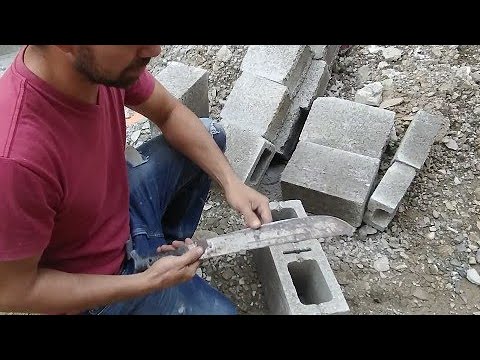 Cгіmo Cortar Block Con Un Machete рџ є Cutting Block With A Machete Youtube