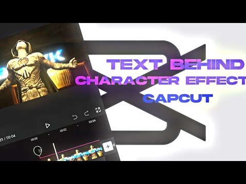 Text Behind Character Effect Capcut Youtube