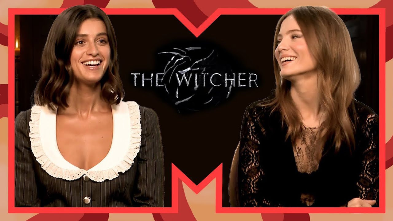 The Witcher Stars Anya Chalotra Freya Allan Play A Game Of Mtv