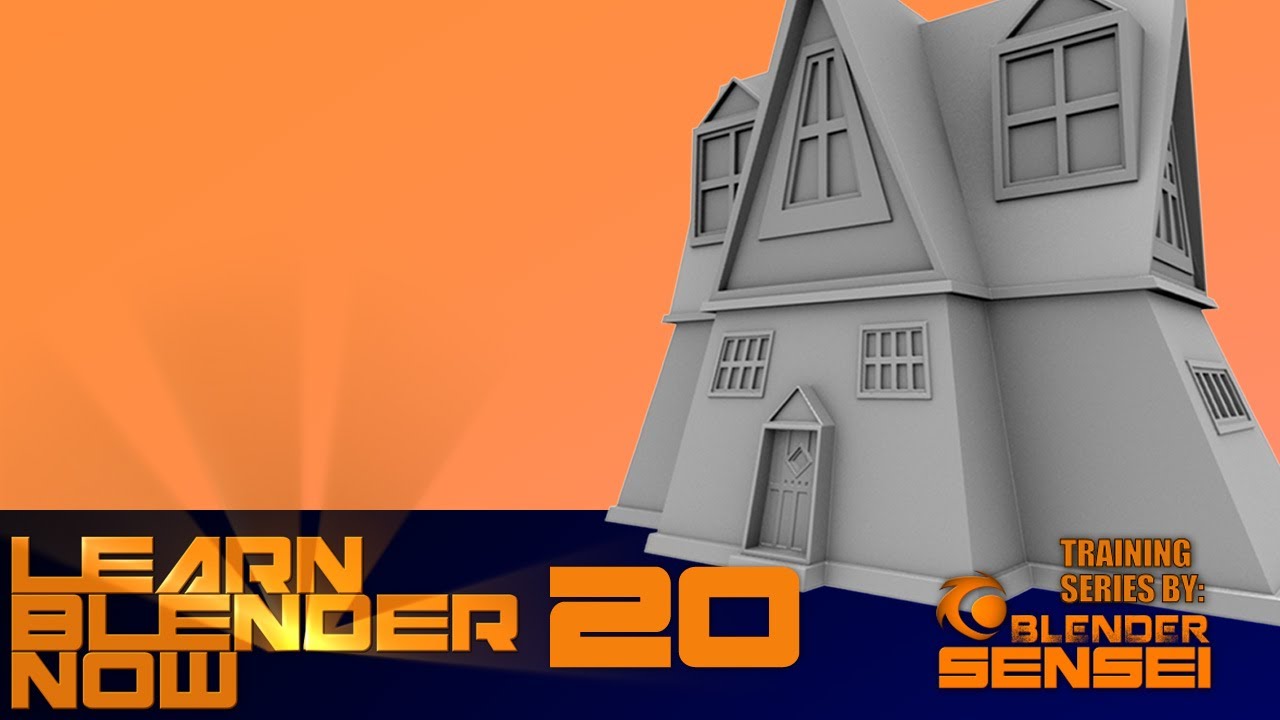 Modeling A House In Blender Youtube