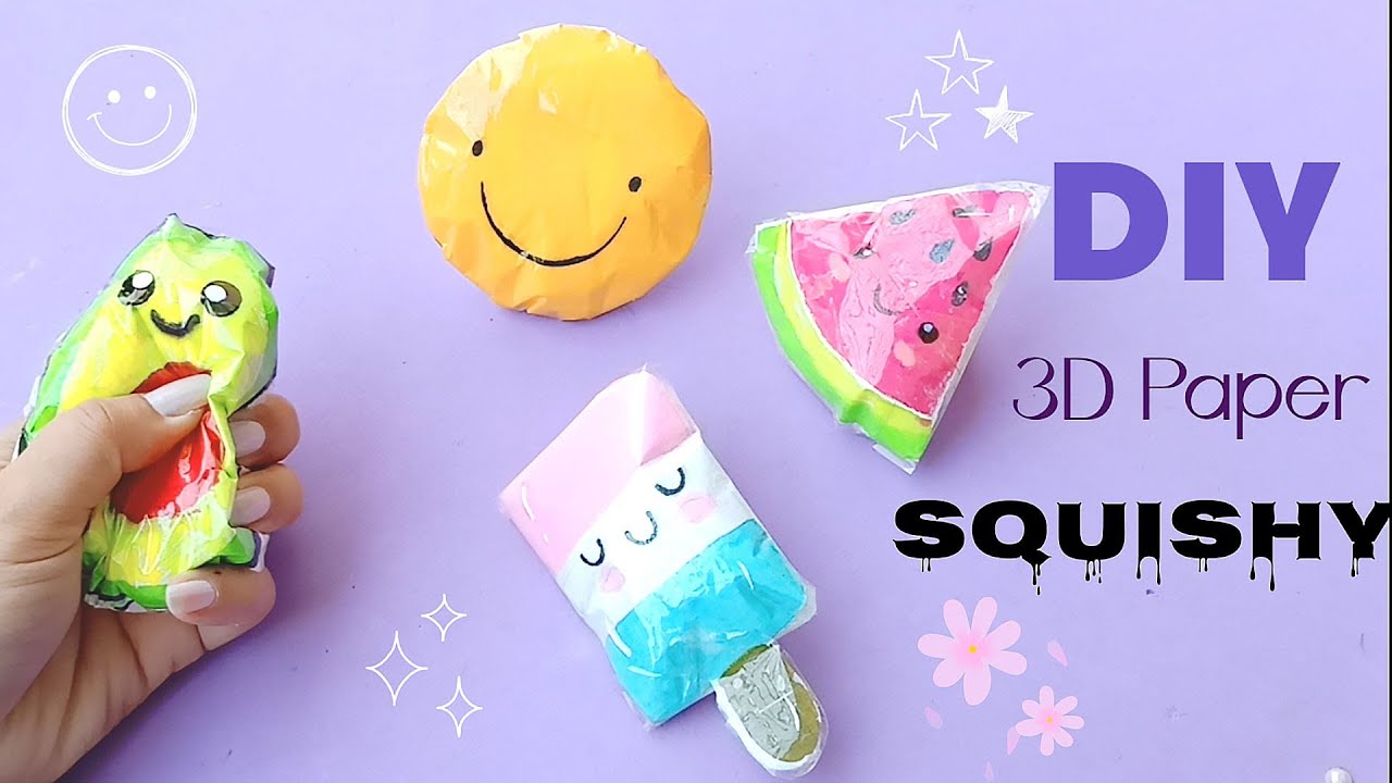 Paper Squishy Drawing Ideas Printable Free Templates