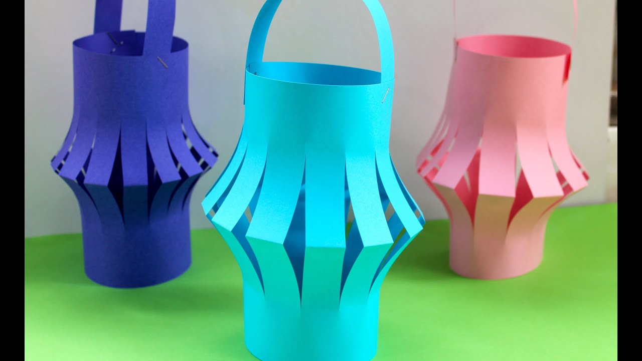 How To Make A Chinese Paper Lantern Fun Kids Activities Youtube