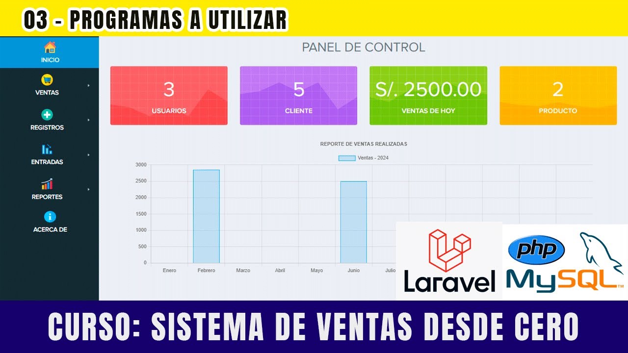 03 Programas A Utilizar Sistema De Ventas Hecho En Php Laravel Y