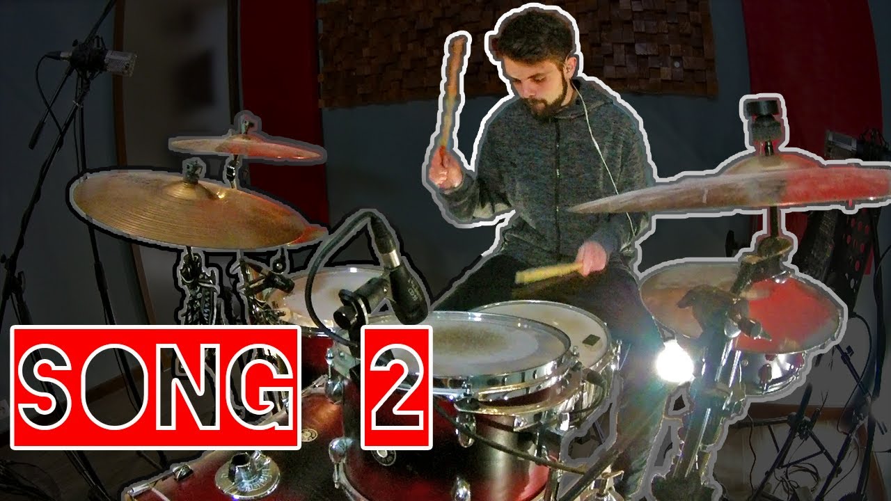 Song 2 Drum Cover Youtube