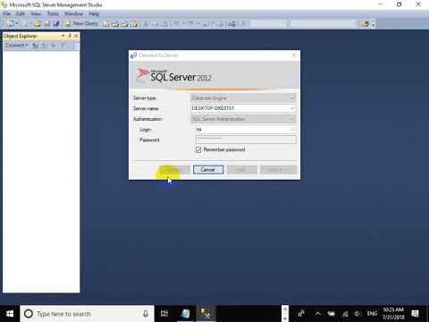 Java Swing Connect Sql Server Youtube