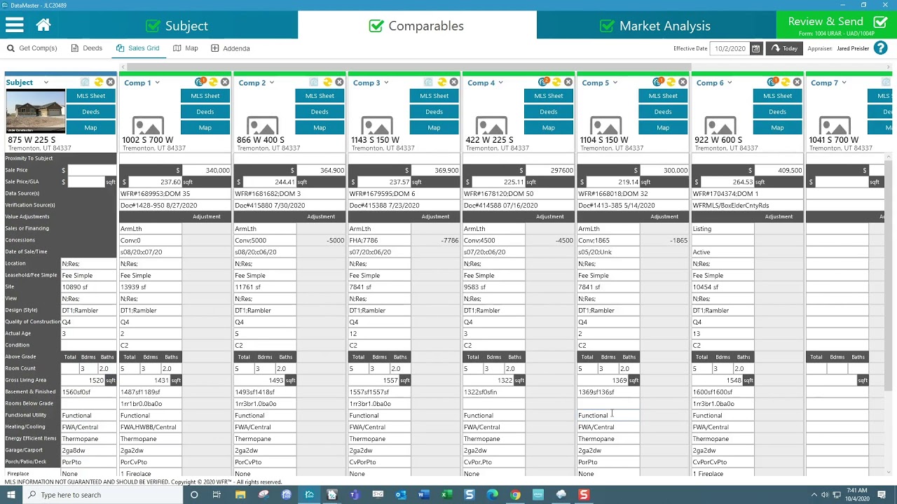 Datamaster Pro Adding Additional Comps Youtube