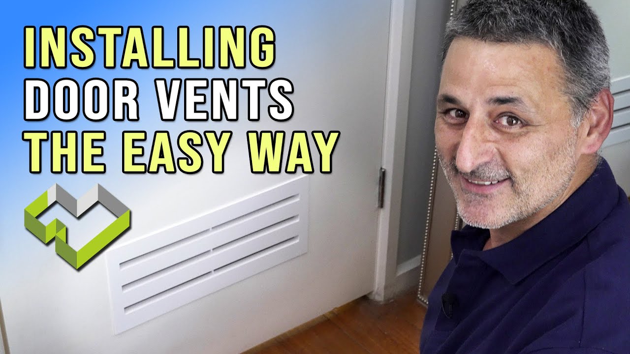 Acoustic Door Vent Grille How To Install Youtube