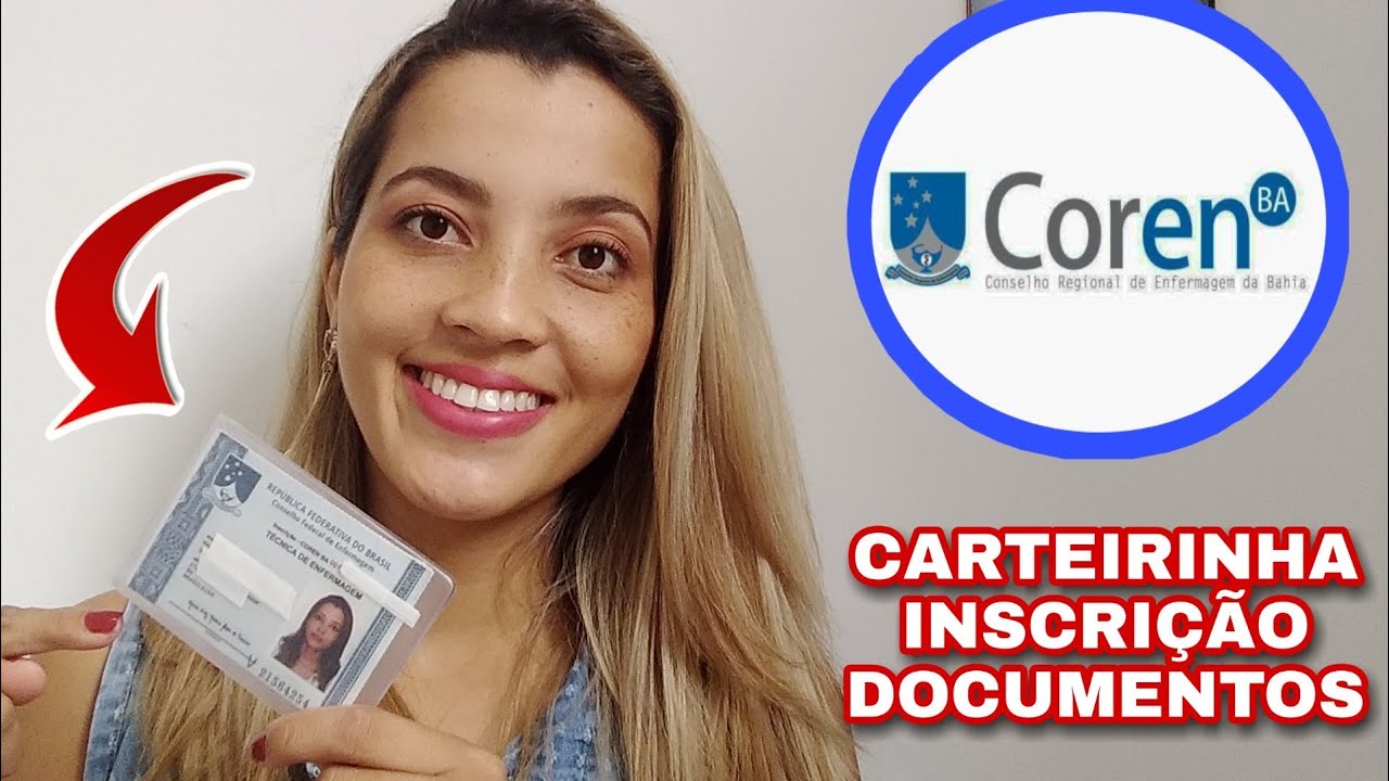 Como Da Entrada Na Carteirinha Do Coren Inscrição E Documentos Téc