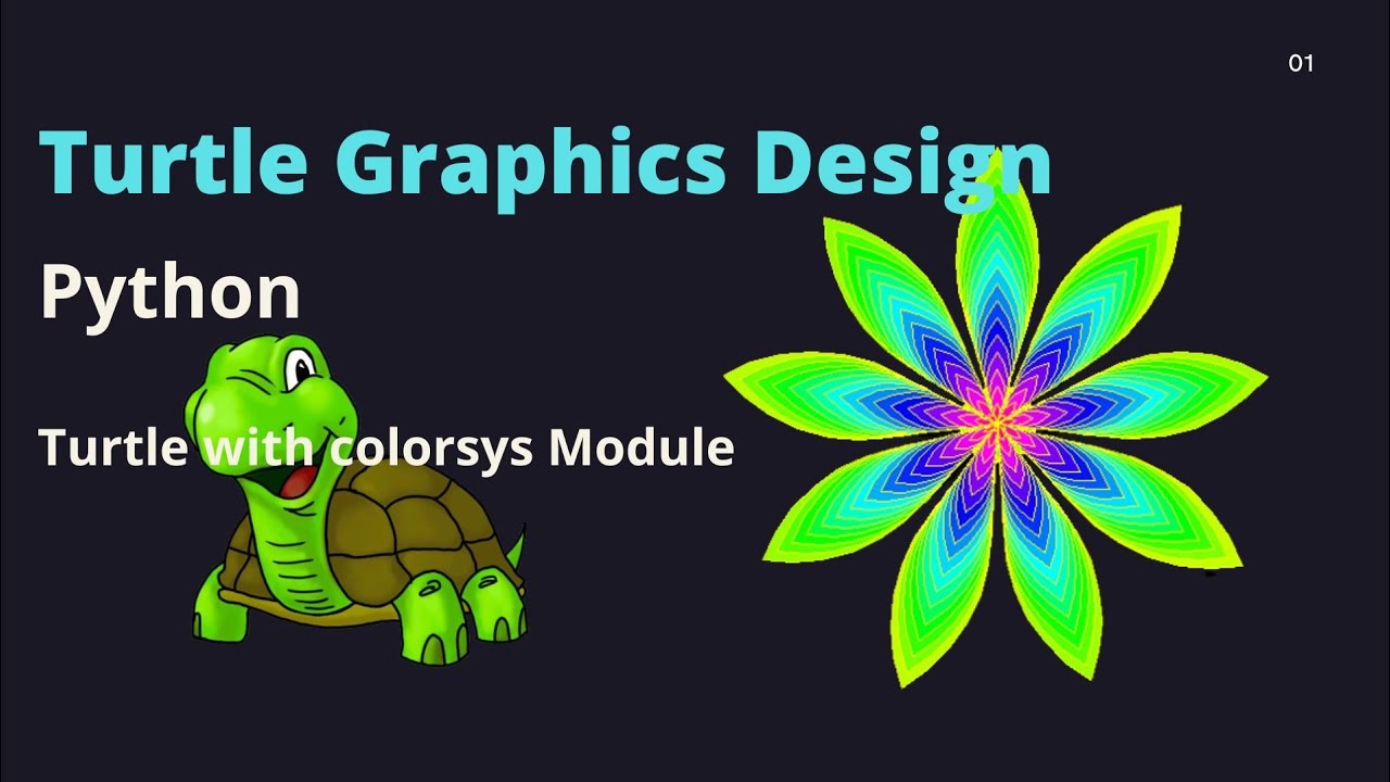 Turtle Graphics Design Tutorial Python Amazing Design Youtube