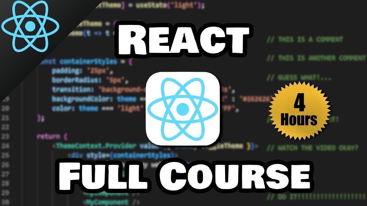 React Full Course For Free ôüø å 2024 Youtube