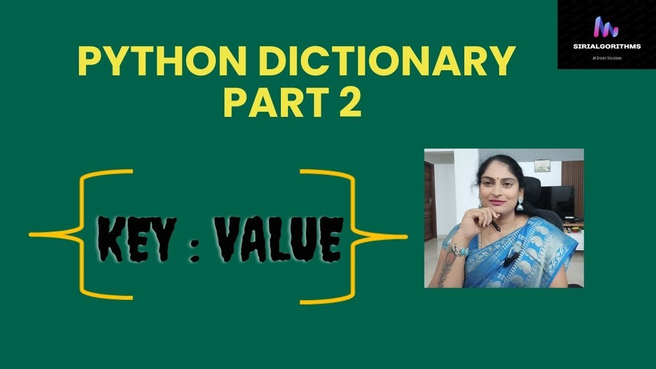 33 Python Dictionary Part2 Functions Youtube