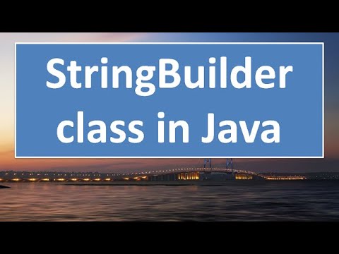 Stringbuilder Class In Java 81 Youtube