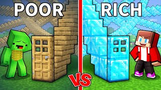 Mikey Poor Vs Jj Rich Longest Stairs In Minecraft Maizen Mikey Friend ...