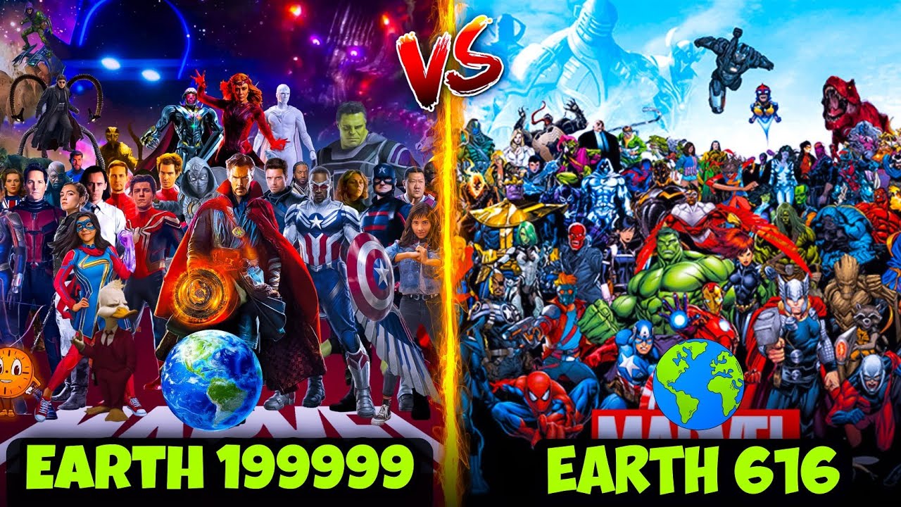 Earth 199999 Avengers Vs Earth 616 Avengers Movie Vs Comics Youtube