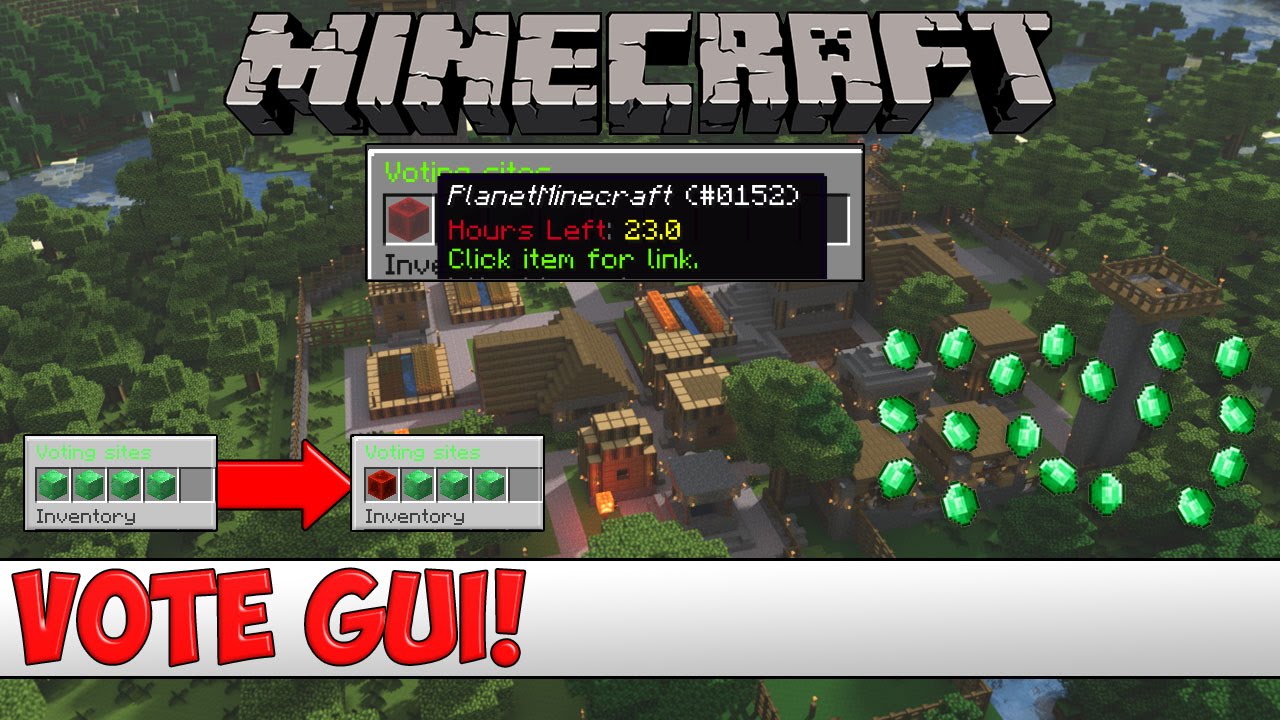Minecraft Plugin Tutorial Vote Gui Youtube