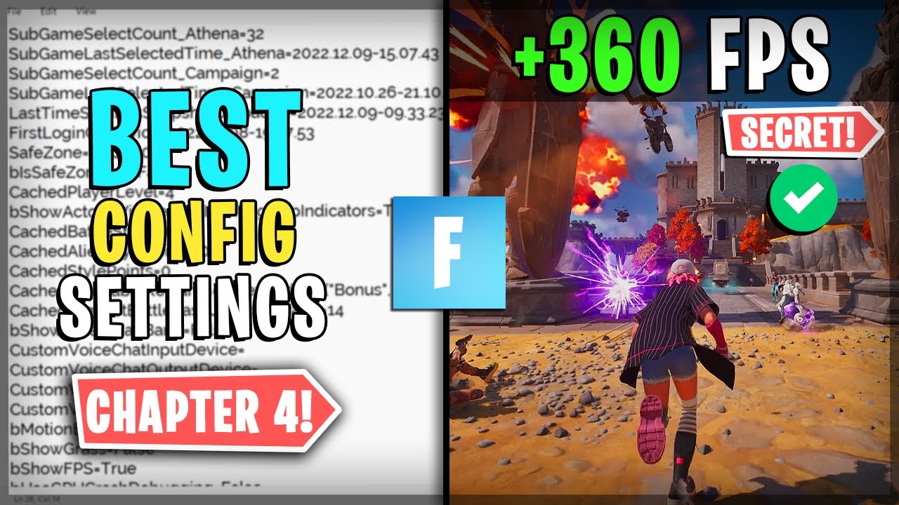 Best Game User Settings In Fortnite Chapter 4 0 Input Delay Youtube