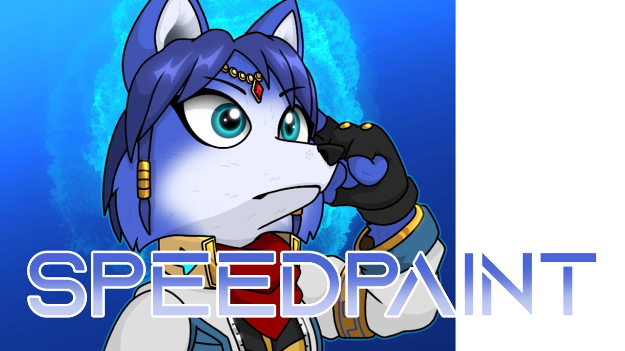 Krystal Speedpaint Star Fox Youtube