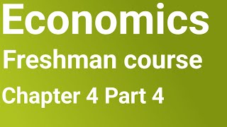 Economics Freshman Course Chapter 4 Part 2 Bilal Tutorial Tube Mp3