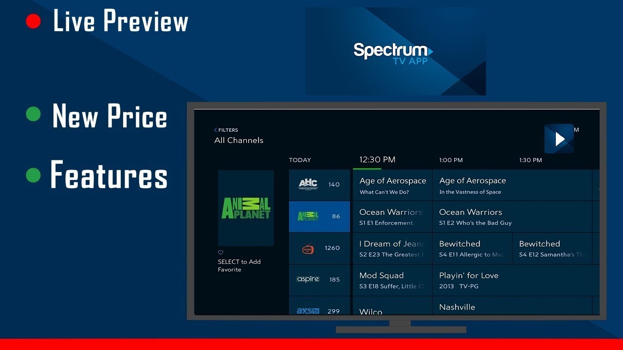 Spectrum Tv Live Preview Youtube