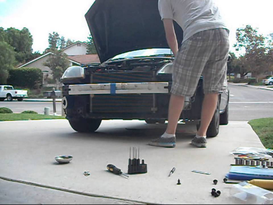 Headlight Install 2002 Honda Civic Ex Youtube