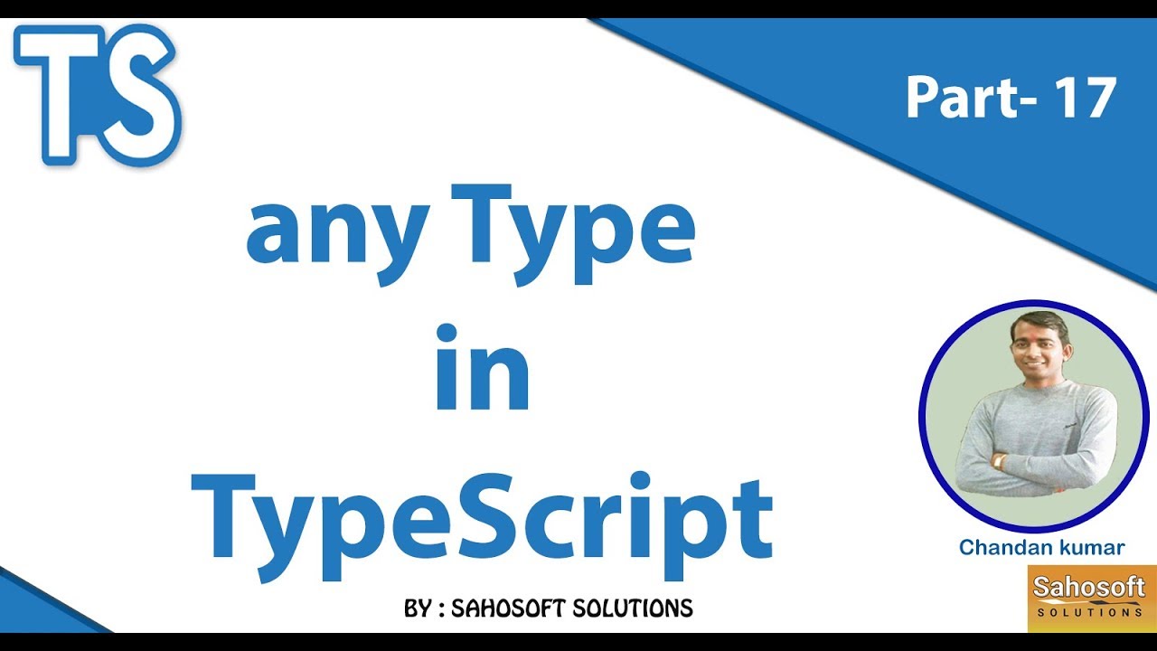 Any Type In Typescript Typescript Tutorials In Hindi Youtube