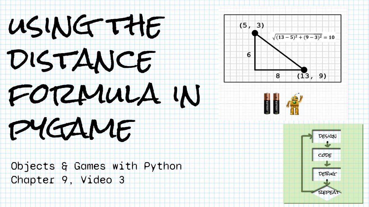 Using The Distance Formula In Game Programming Objects Games W