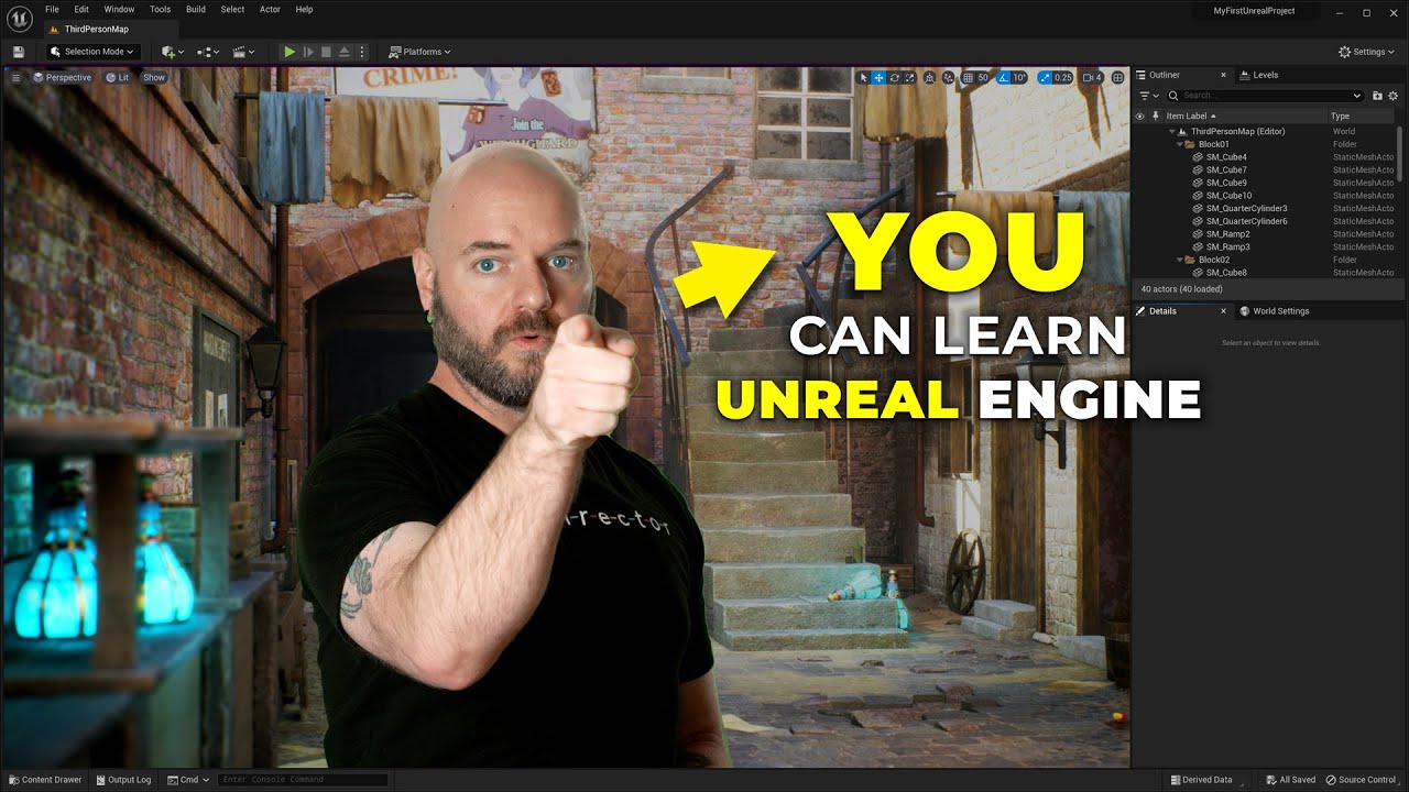 Learn Unreal Engine 5 In Under An Hour Beginner Tutorial Youtube