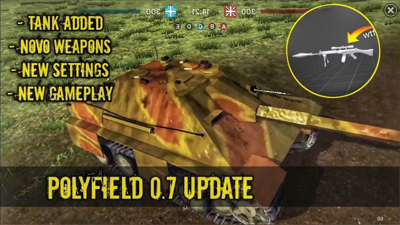Polyfield 0 7 Tank Explosion Mg34 Novo Weapons Tank Update рџ ў Youtube