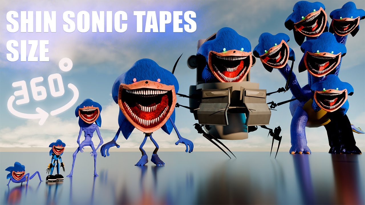 360 Shin Sonic Tapes Size Comparison Vr 4k Youtube