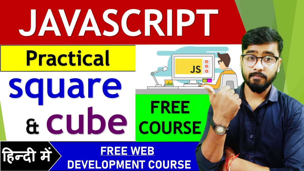 Javascript Program Square And Cube Javascript Tutorial By Rahul