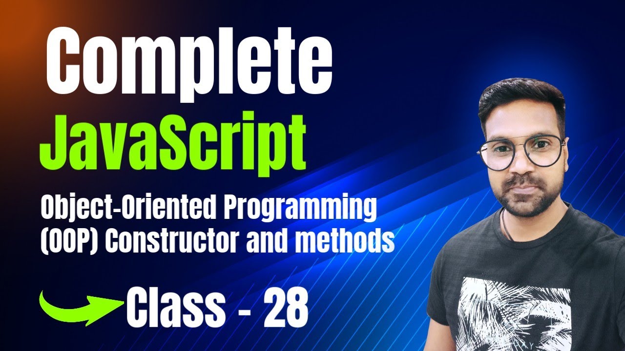 Javascript Object Oriented Programming Oop Constructor And Methods