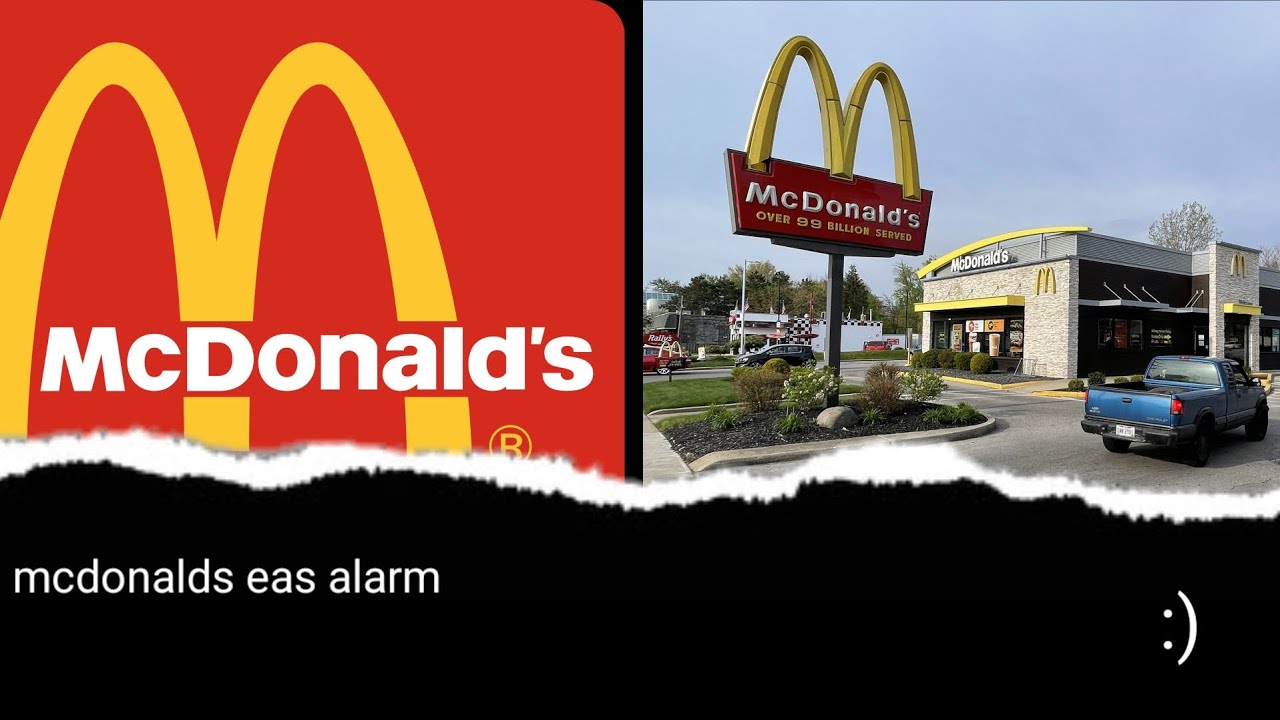 Mcdonalds Eas Alarm Youtube