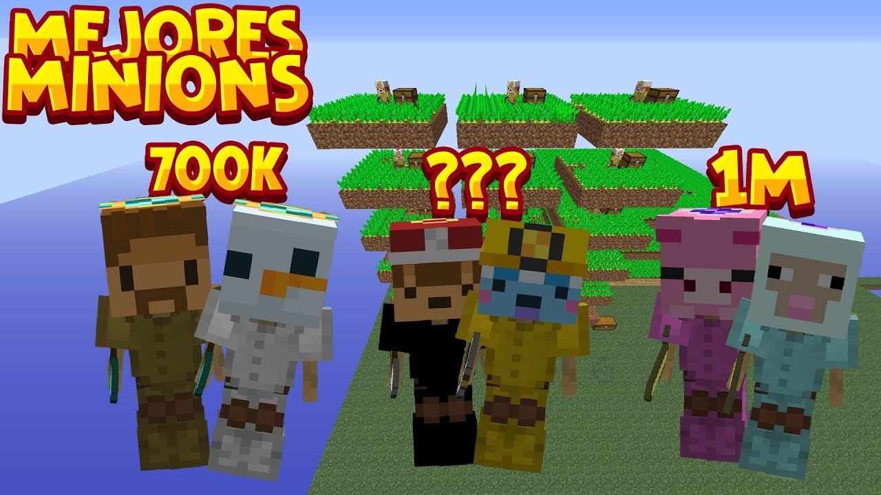 Mejores Minions 57 Hypixel Skyblock Youtube