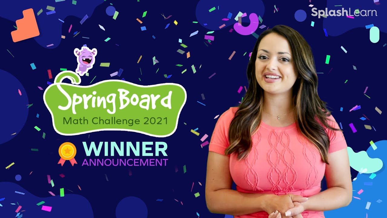 And The Winners Are рџґѓ Springboard Math Challenge 2021 Youtube