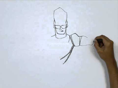 How To Draw Johnny Bravo Youtube